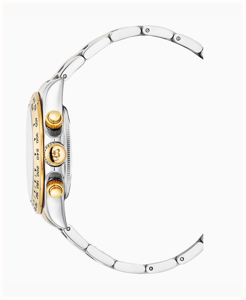 Jacques Du Manoir Pheonix Chronograph (40mm) White Dial / Two-Tone ...
