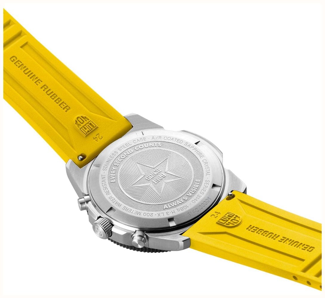Luminox Pacific Diver Chronograph (44mm) Yellow Black Dial / Yellow And ...