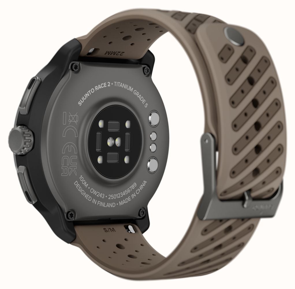 Suunto RACE 2 Titanium AMOLED Multisport Performance Watch (49mm) Trail ...