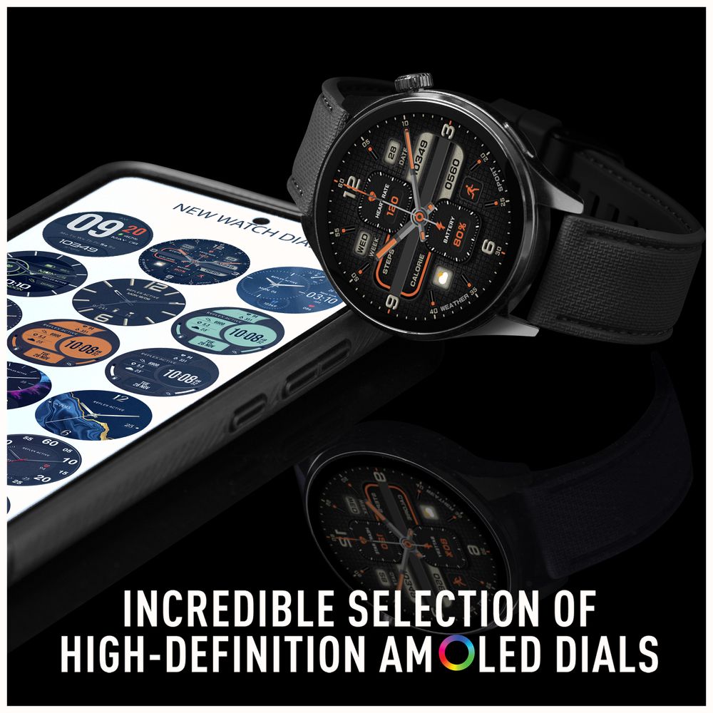 Reflex Active Series 45 Amoled GPS Sports Smart Calling Watch (46mm ...