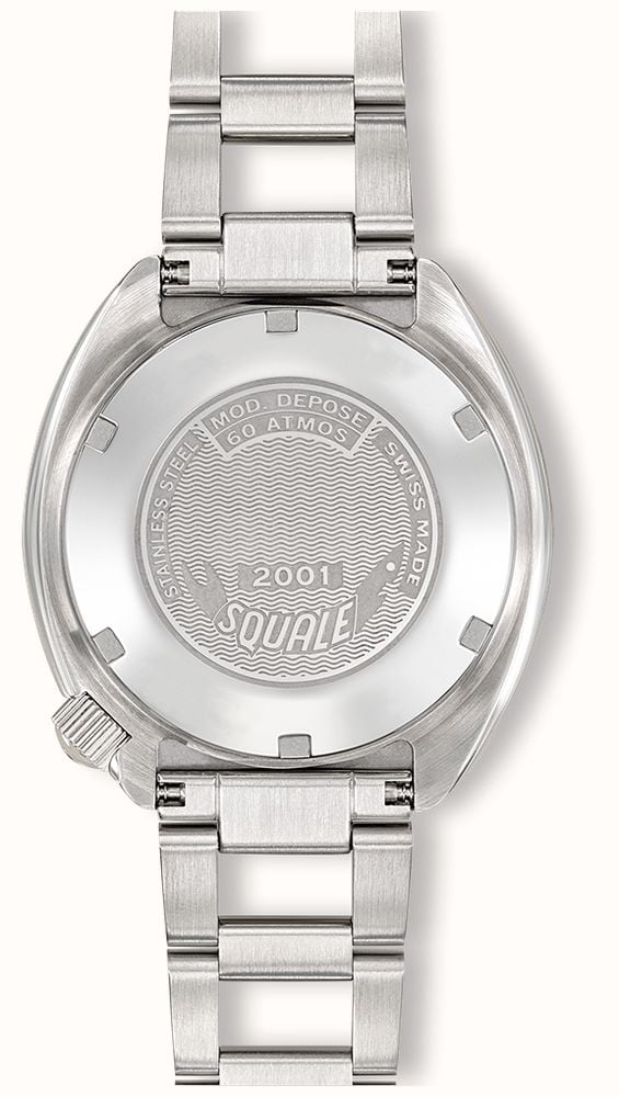 Squale 2001 Reverse Orange Automatic Professional Diver (40mm) Orange Dial / Steel 2001BKOR.AC ...