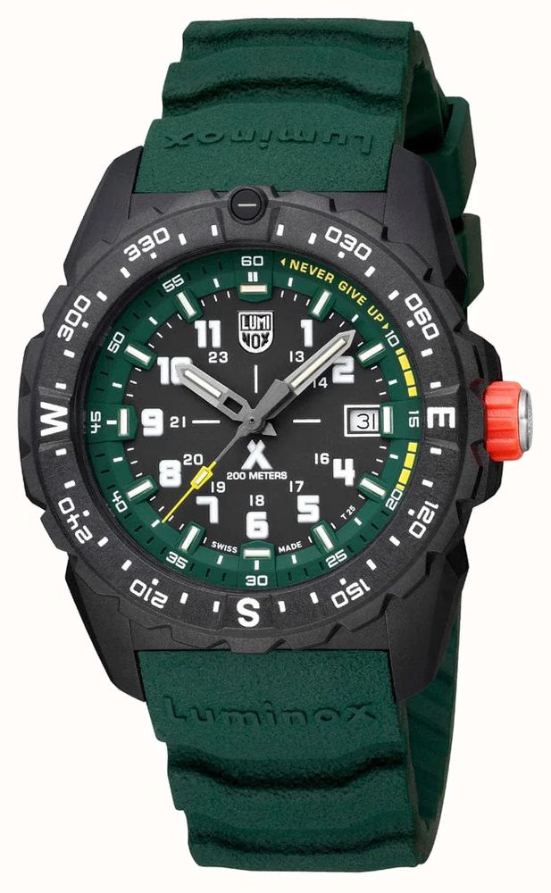 Luminox Bear Grylls Mountain CARBONOX™ (43mm) Black + Dark Green Dial ...