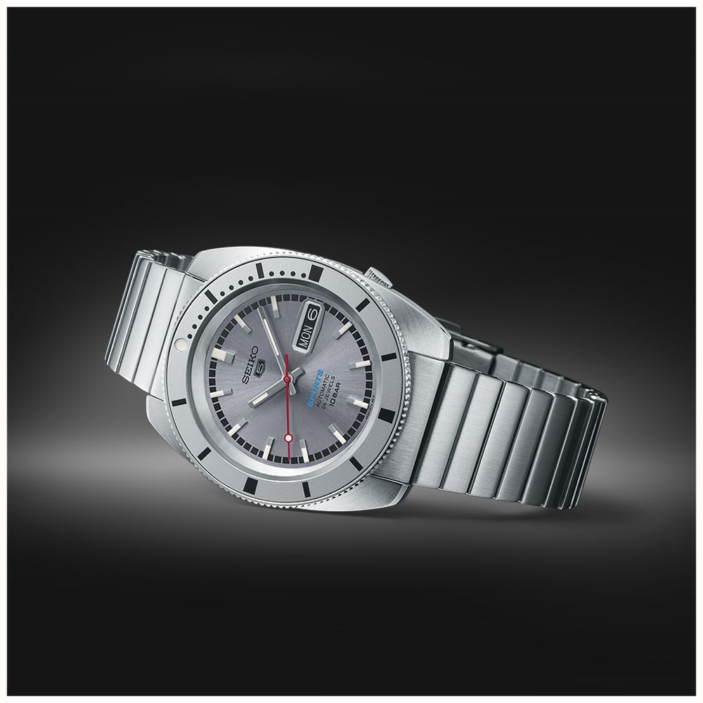 Seiko 5 Sports ‘Ash Blue’ 1968 Recreation Limited Edition Eng/Kanji ...