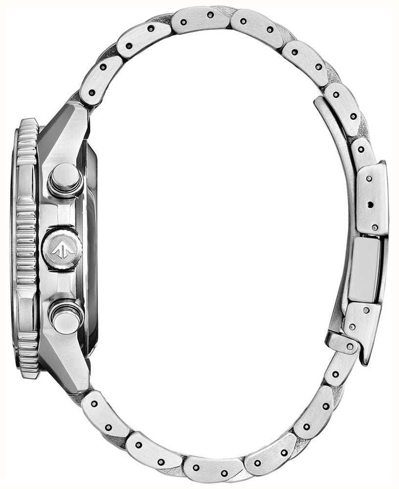 Citizen Eco-Drive Promaster Air Navihawk Chronograph (40mm) Silver Dial ...