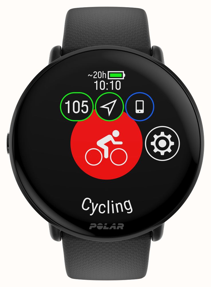 Polar Ignite 3 Fitness & Wellness Watch Night Black (S-L) 900106234 ...