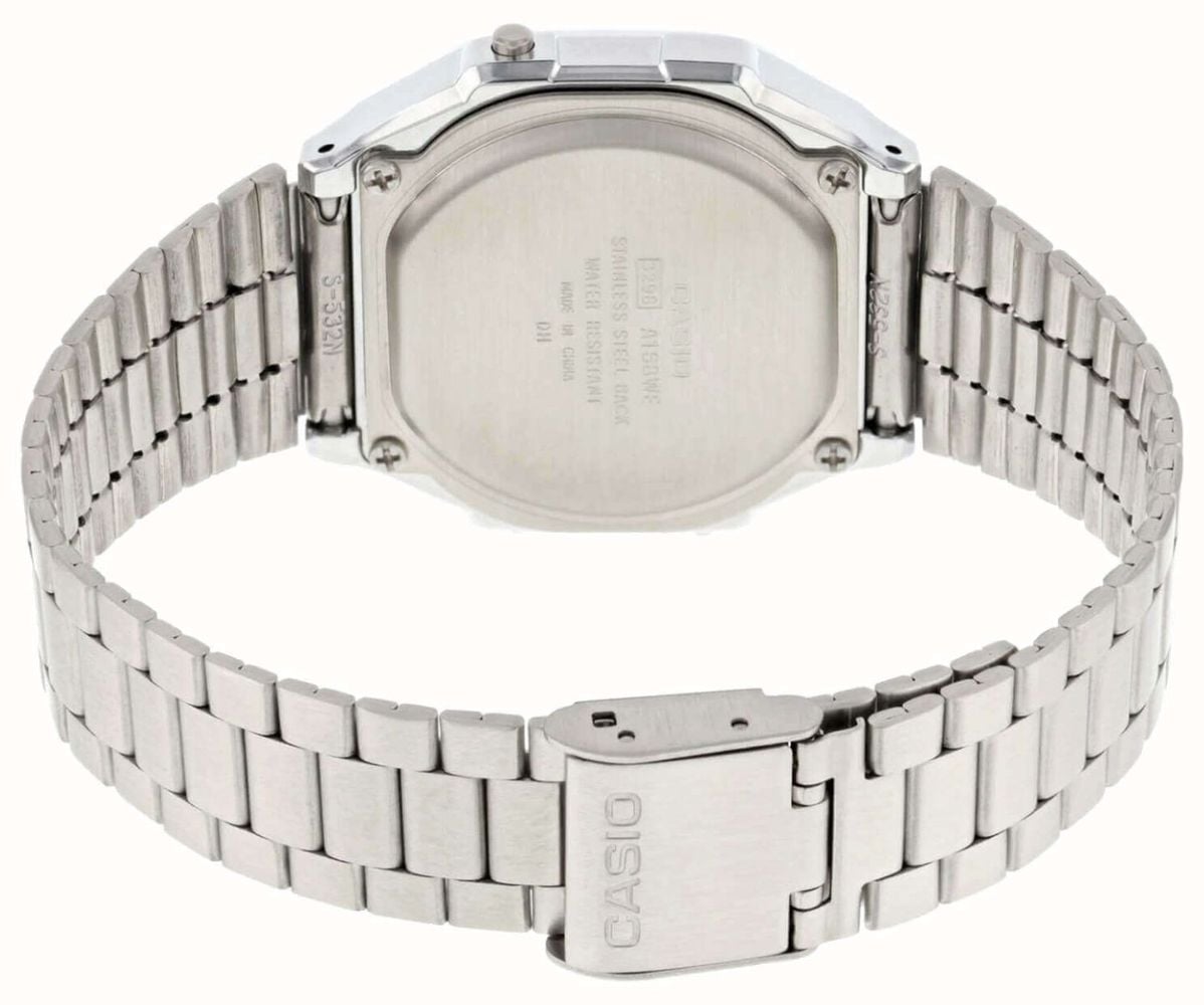 Casio Vintage Retro Illuminator (36.3mm) Digital Dial / Stainless Steel ...