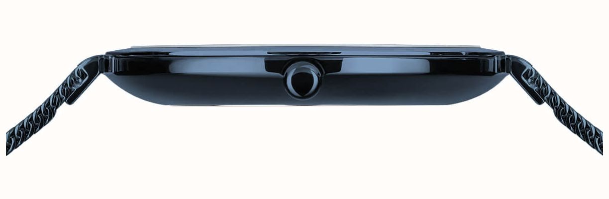 Bering Women's Classic (32mm) Blue Mother-of-Pearl Dial / Blue ...