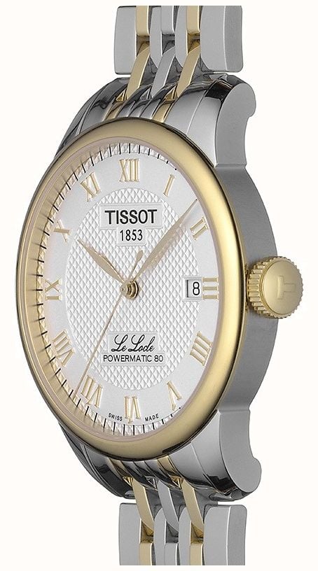 Tissot | Le Locle Powermatic 80 | Two-Tone Stainless Steel Bracelet ...