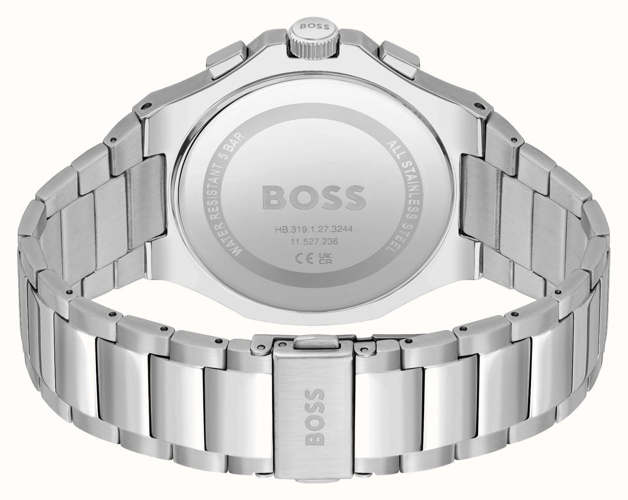 BOSS Taper (45mm) Silver Dial / Stainless Silver Bracelet 1514087 ...