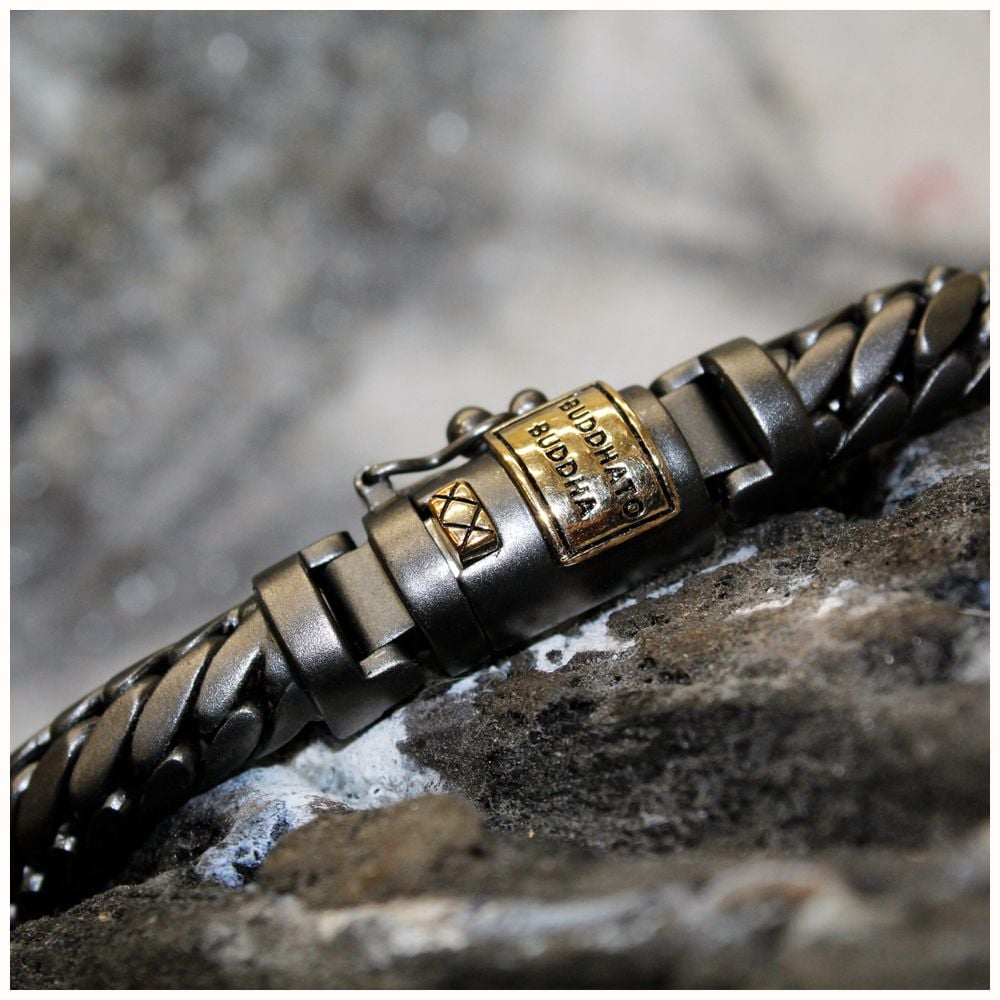 Buddha To Buddha Ben XS Bracelet - Black Rhodium Gold (Side F ...