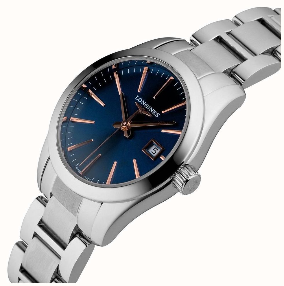 LONGINES Conquest Classic (29.5mm) Blue Sunray Dial / Stainless Steel ...