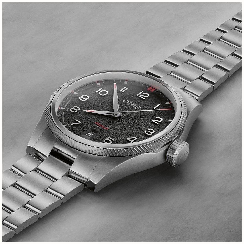 ORIS ProPilot Date Automatic (41mm) Textured Black Dial / 01 733 7805 ...