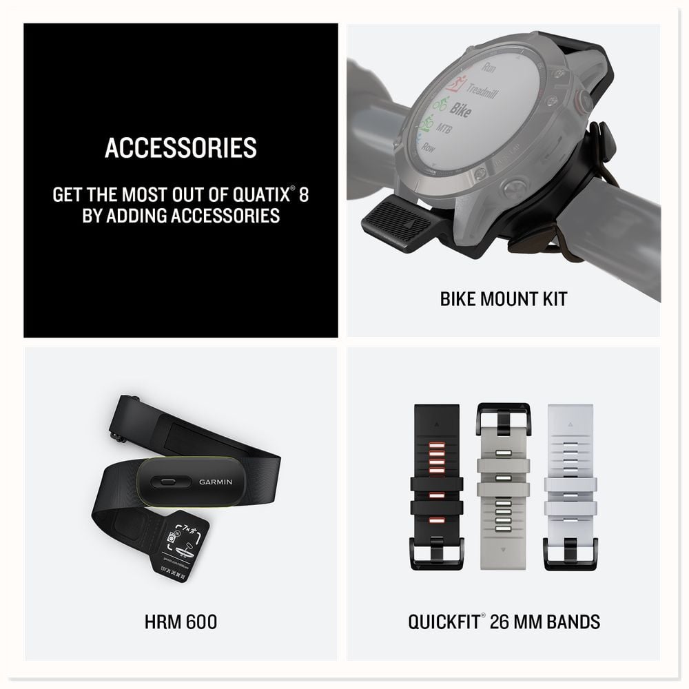 Garmin Quatix 8 47mm Marine GPS Smartwatch With AMOLED Display 010 ...