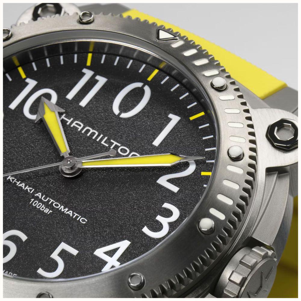 Hamilton Khaki Navy BeLOWZERO Titanium Automatic (46mm) Grey Dial ...