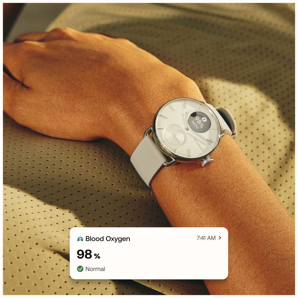 Withings ScanWatch 2 - Hybrid Smartwatch With ECG (38mm) White Hybrid ...