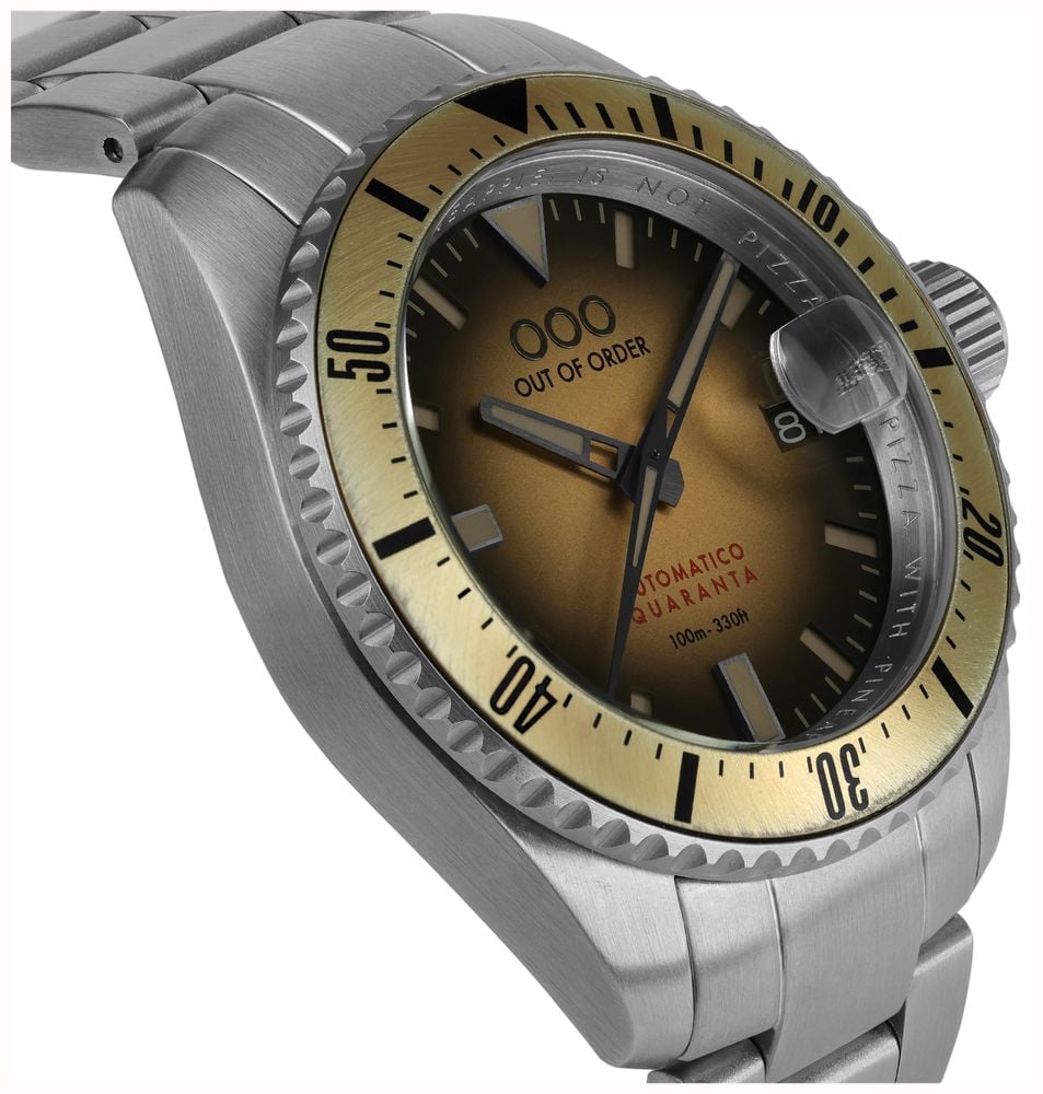 Out Of Order SAND AUTOMATICO QUARANTA (40mm) Sunburnt Sand Dial / Ultra ...