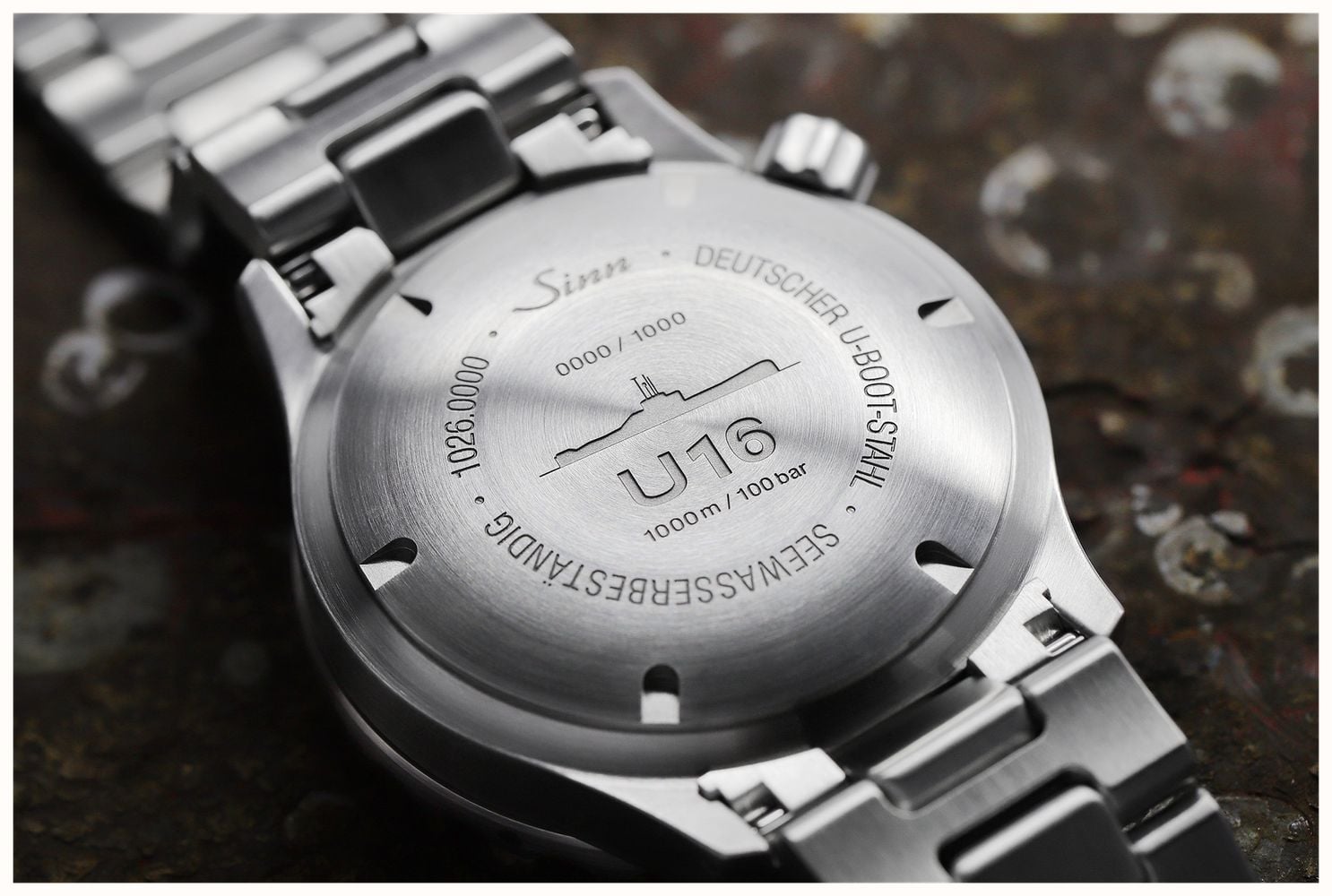 Sinn U16 Submarine Steel Limited Edition (44mm) Blue Dial / Stainless ...