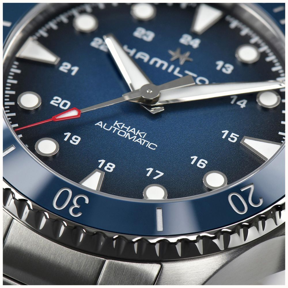 Hamilton Khaki Navy Scuba Automatic (43mm) Blue Dial / Stainless Steel ...