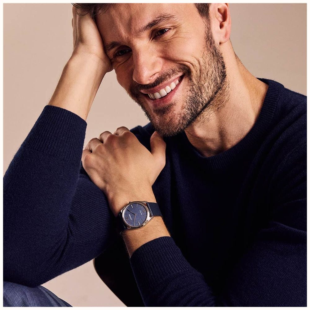 Citizen Eco-Drive 'Stiletto' Solar (38mm) Denim Blue Dial / Blue ...