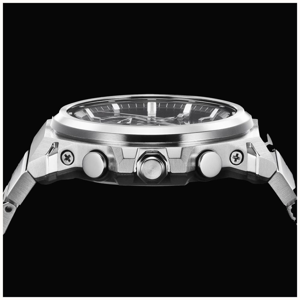 Casio G-Shock G-Steel GST-B1000 Series (44.2mm) Black 'Brick Pattern ...
