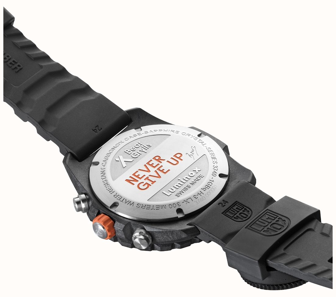 Luminox Men's Bear Grylls Survival Master Series 3741 Black Orange XB ...