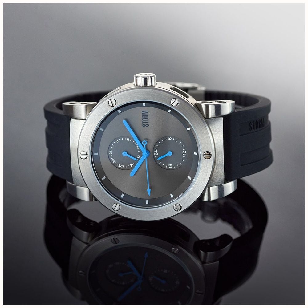 STORM Hydron V2 Rubber Grey Dial / Black Silicone Strap 47462/GY ...