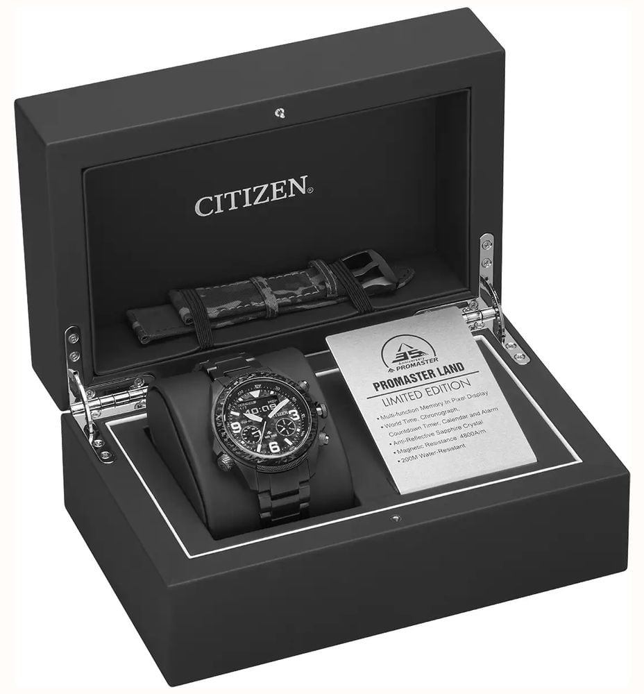 Citizen Promaster Land Combination World Timer Limited Edition (44mm ...