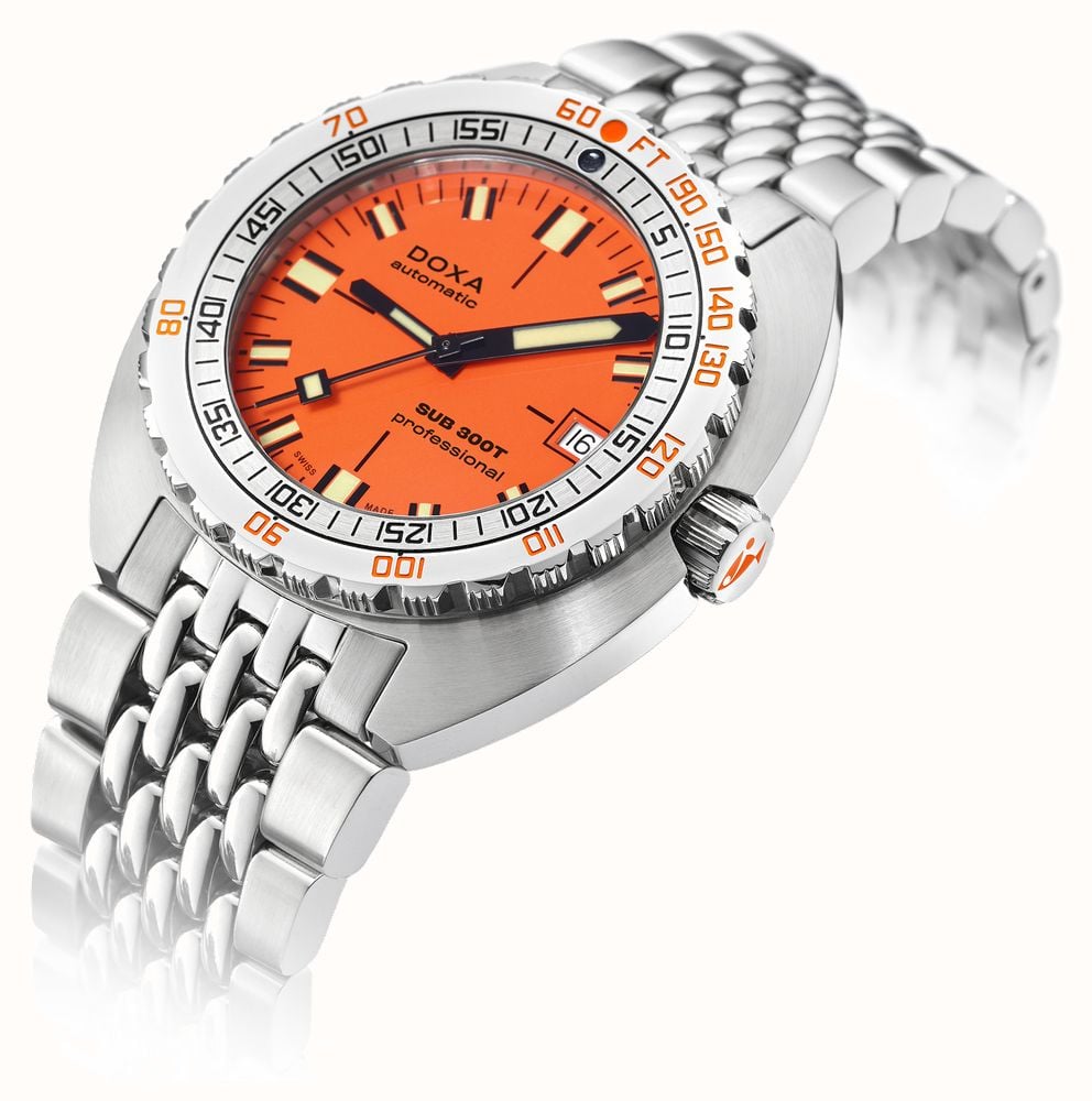 DOXA SUB 300T Professional (42.5mm) Orange Iconic Dial / Stainless ...
