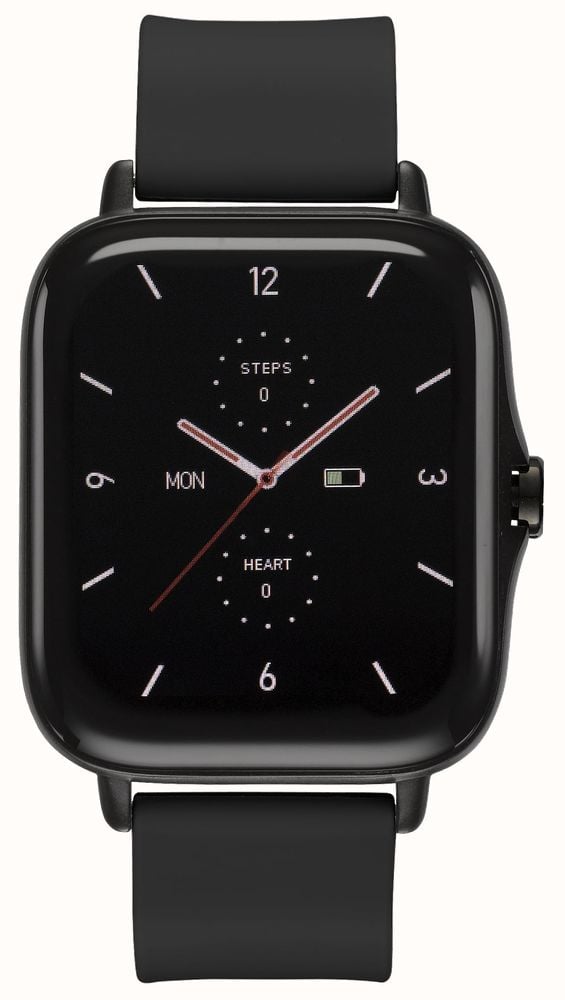 STORM SM2 SMART WATCH BLACK (38mm) Digital Dial / Black Silicone Strap ...