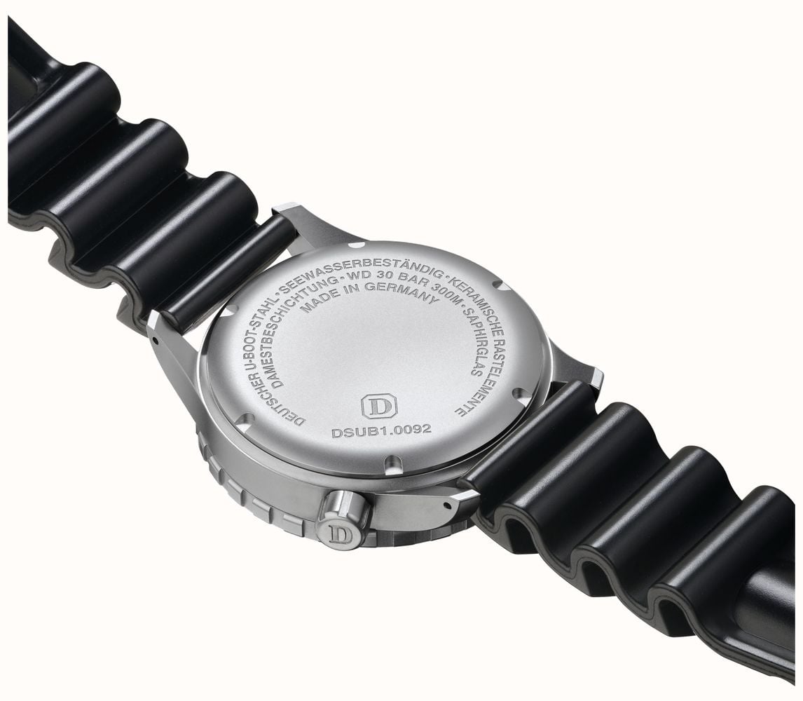 Damasko Dsub10 Manufacture Automatic 42mm Black Dial Black Wave Dsub10 Black Rubber