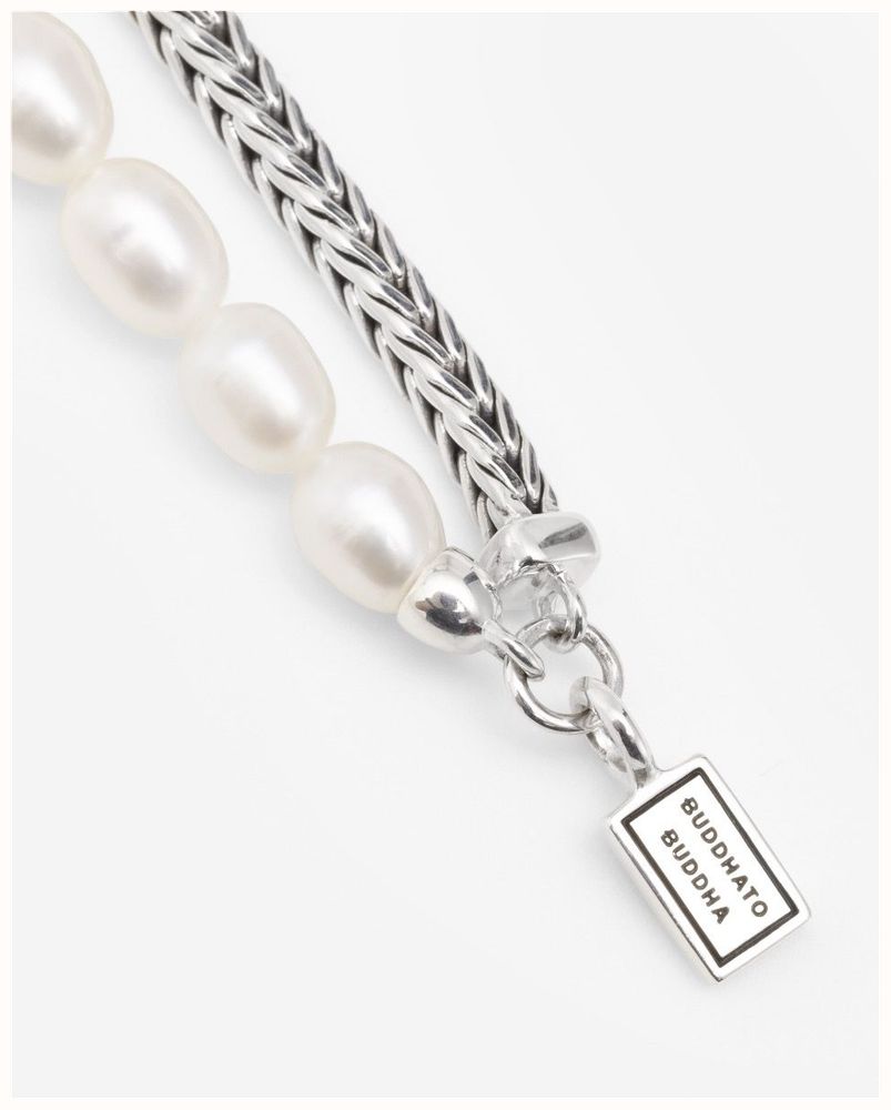 Buddha To Buddha Barbara Pearl Necklace Sterling Silver Freshwater ...