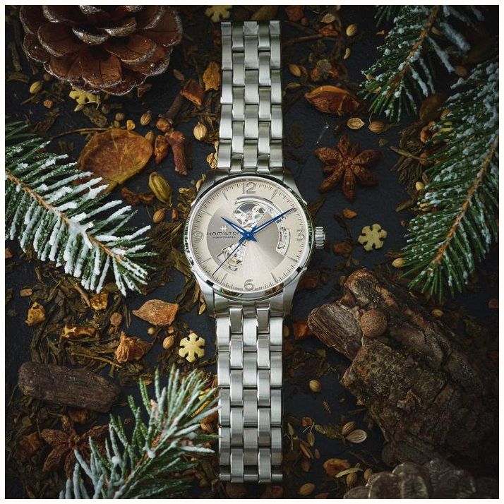 Hamilton Jazzmaster Open Heart Automatic (42mm) Silver Dial / Stainless ...