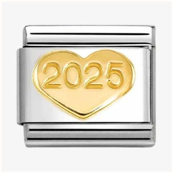Nomination Classic Composable 2025 Gold Heart Charm 030149/58 - First ...