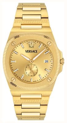 Versace LA MEDUSA (38mm) Black Dial / Gold PVD Stainless Steel ...