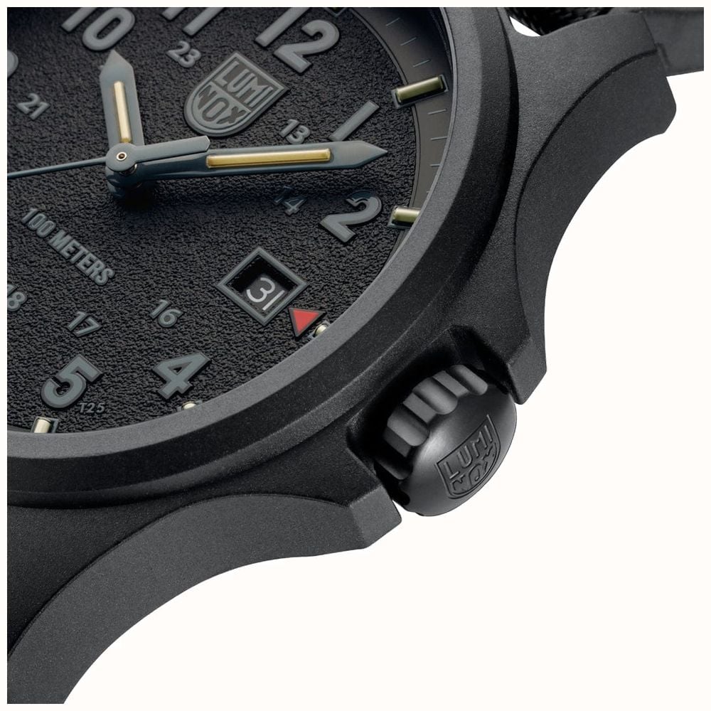 Luminox Atacama Field 1961 (43mm) Textured Blackout Dial / Black Rubber ...