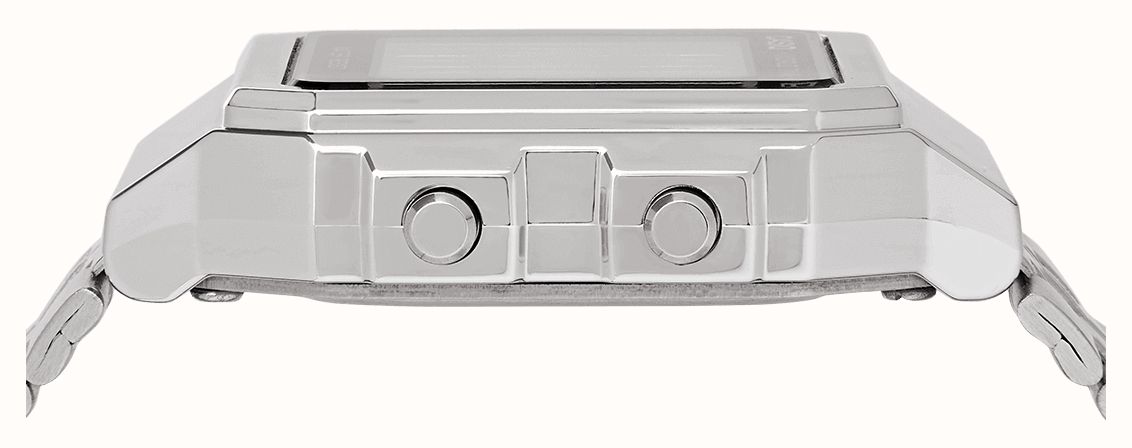 Casio Digital World Timer (34mm) Digital Dial / Stainless Steel A500WEA-1EF - First Class Watches™