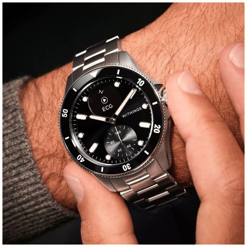 Withings ScanWatch Nova - Clinically Validated Hybrid Smartwatch (42mm ...