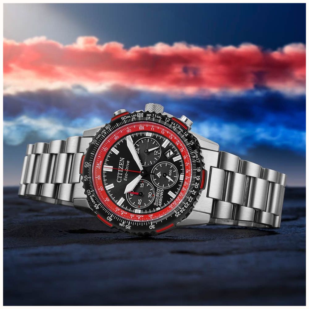 Citizen Eco-Drive Red Arrows Promaster Air Navihawk (40mm) Black & Red ...