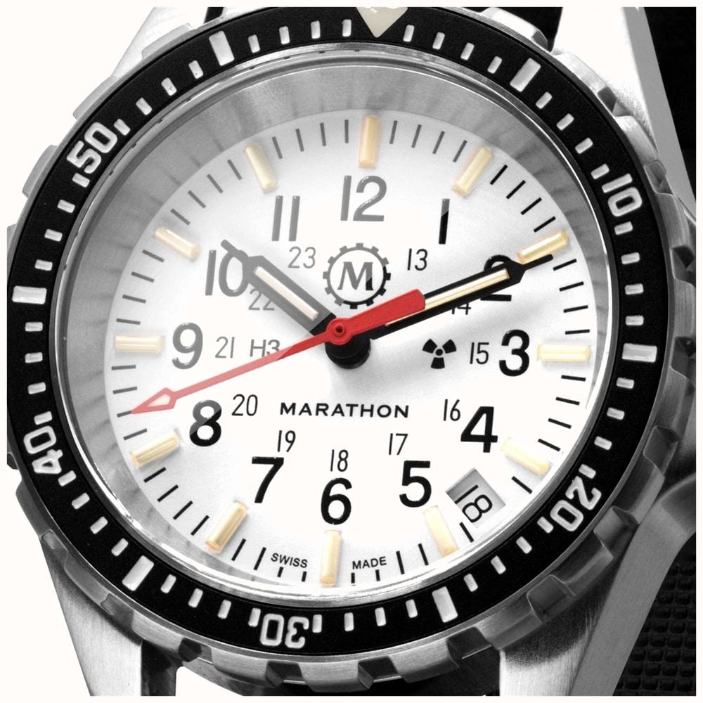 Marathon Arctic Edition MSAR Medium Diver's Quartz (36mm) White Dial ...