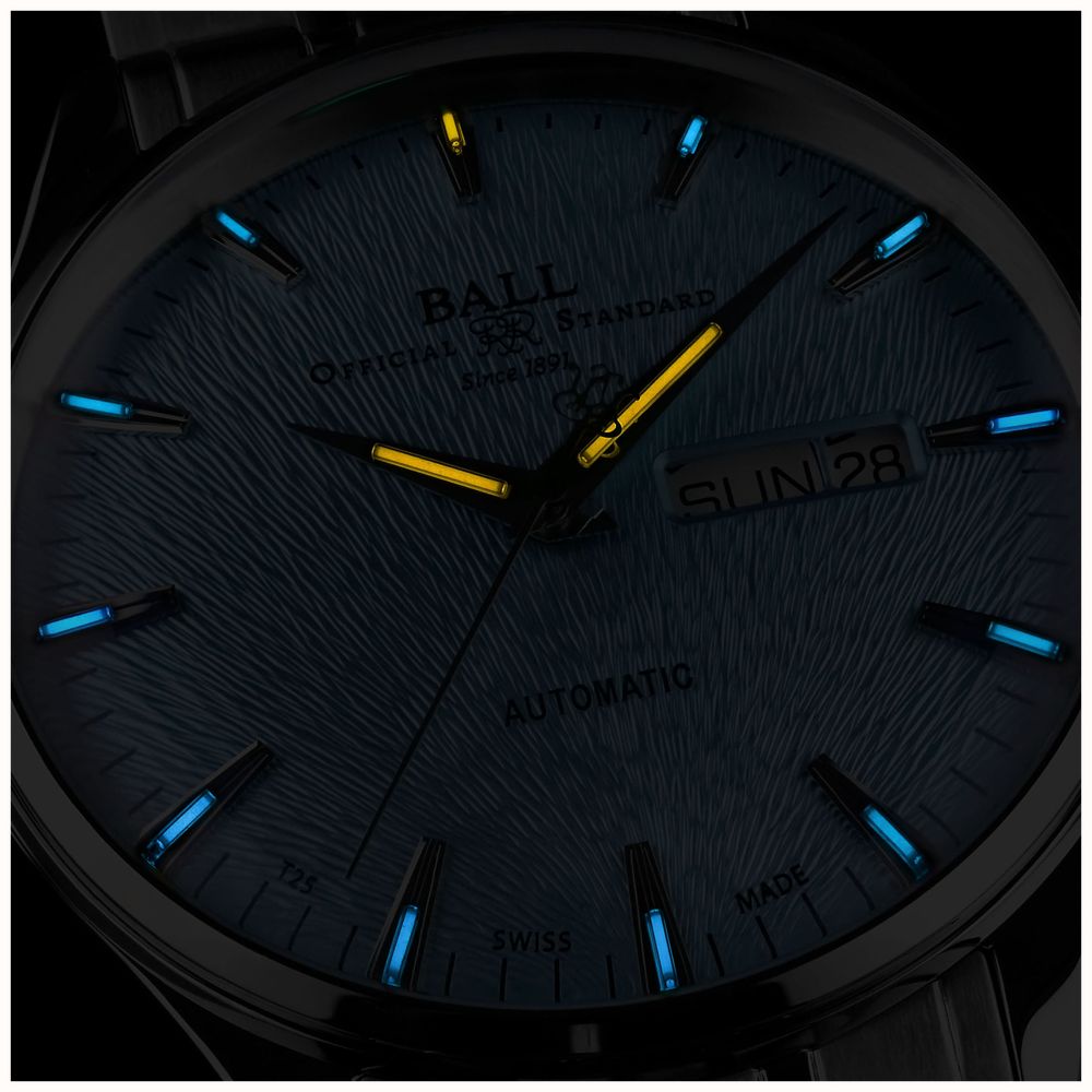 Ball Watch Company Trainmaster Eternity Automatic (39.5mm) Blue Dial ...