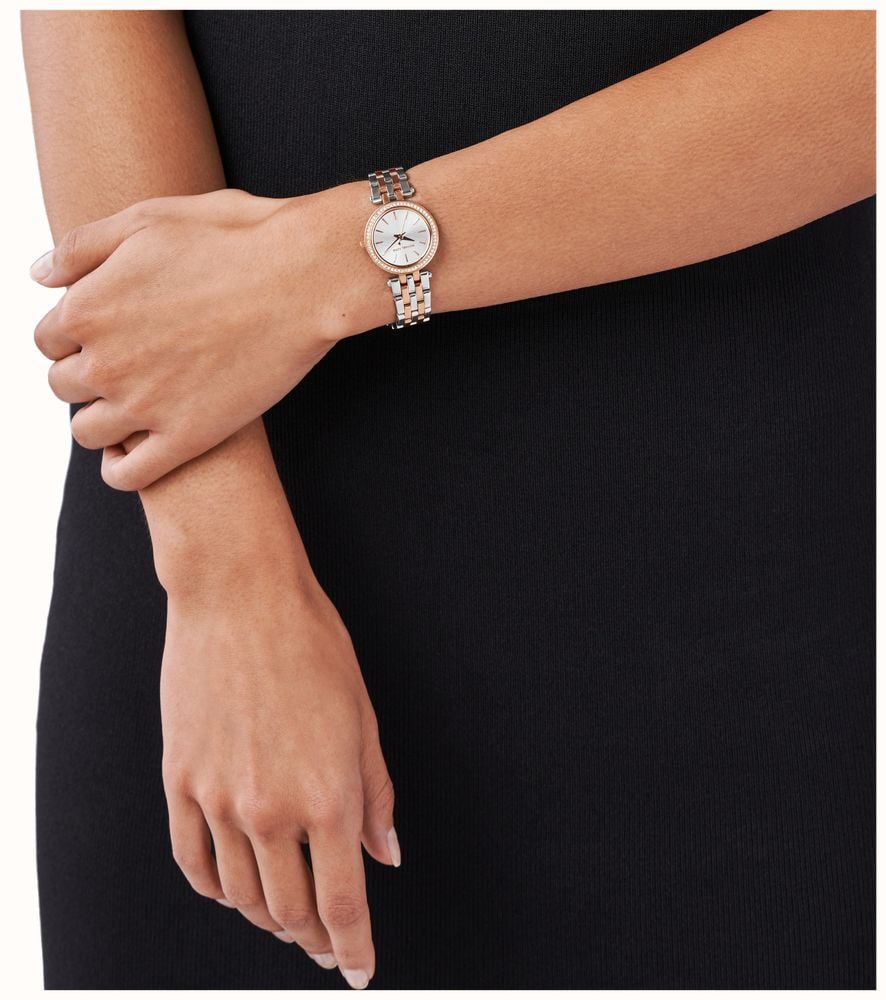 Michael Kors Women's Darci Two Tone Watch Crystal Set MK3298 - First ...