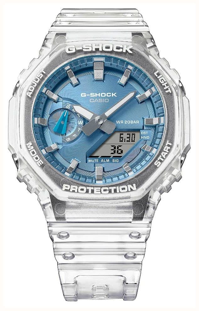Casio G-Shock Bright Metallic Dial Series (45.4mm) Sky Blue Dial ...