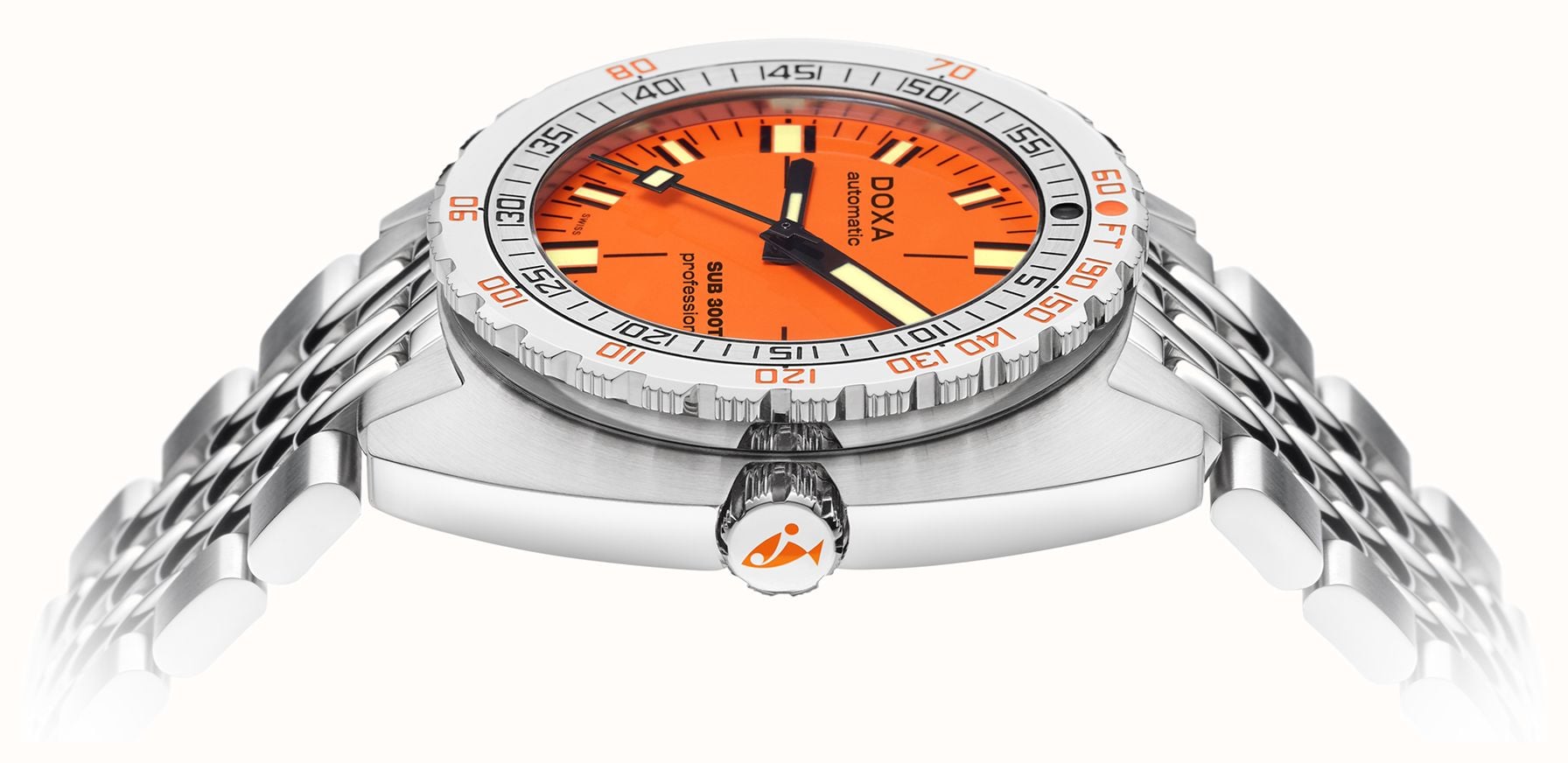 DOXA SUB 300T Professional (42.5mm) Orange Iconic Dial / Stainless ...