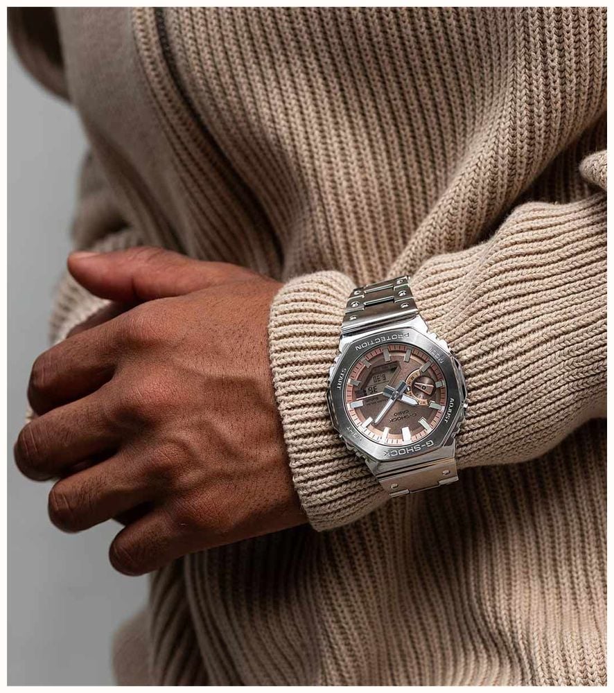 Casio G-Shock Full Metal 2100 Series Bluetooth Solar (44.4mm) Copper ...