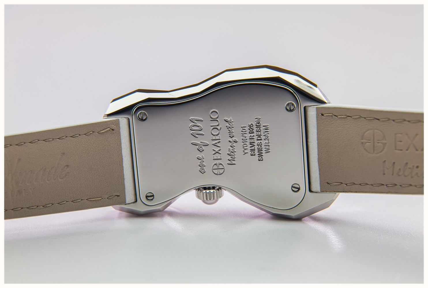 Exaequo Melting Watch Polyhedron 925 "One Of 101" (35.4mm) White Dial ...