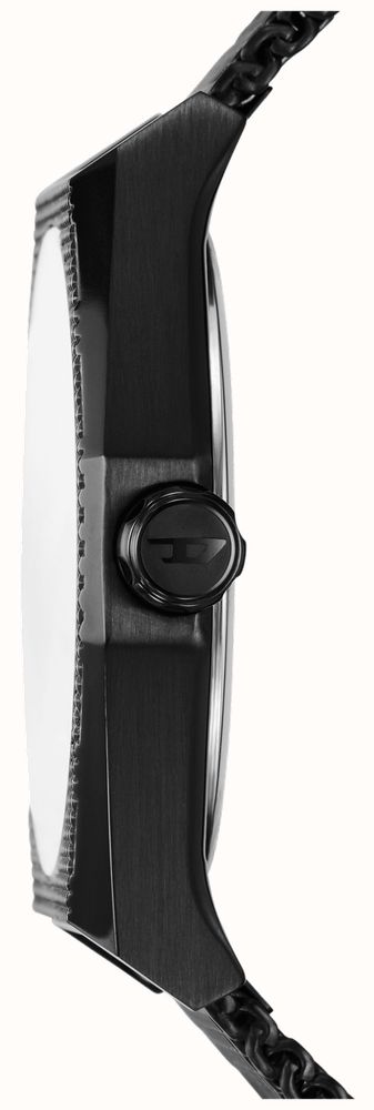 Diesel Men's Scraper (43mm) Black Dial / Black Stainless Steel Mesh ...
