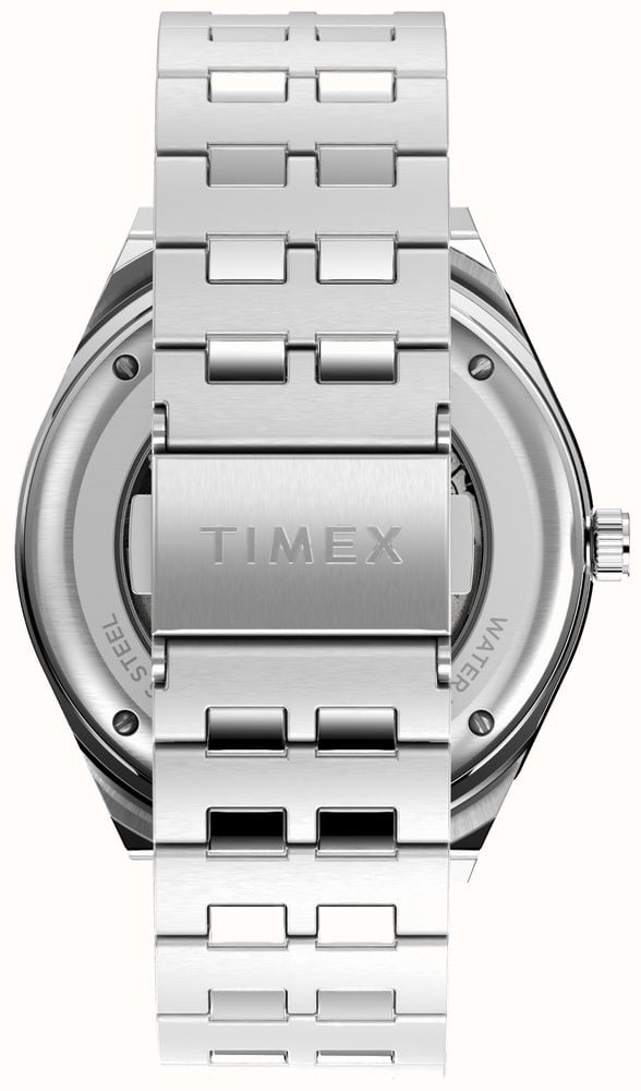 Timex M79 Automatic Black And Blue Bezel Watch TW2V25100 - First Class ...