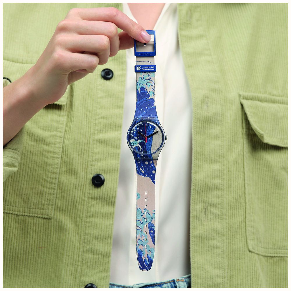 Swatch X Louvre Abu Dhabi - THE GREAT WAVE BY HOKUSAI & ASTROLABE ...