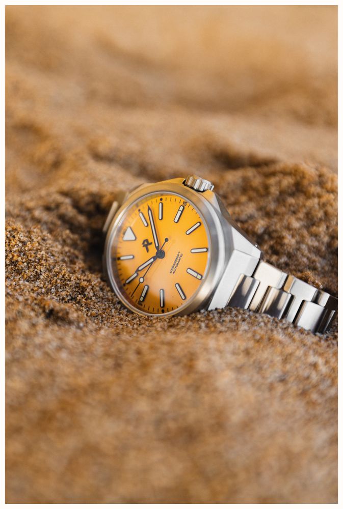 RZE Resolute Pro Automatic (40mm) Medallion Yellow Enamel Dial ...