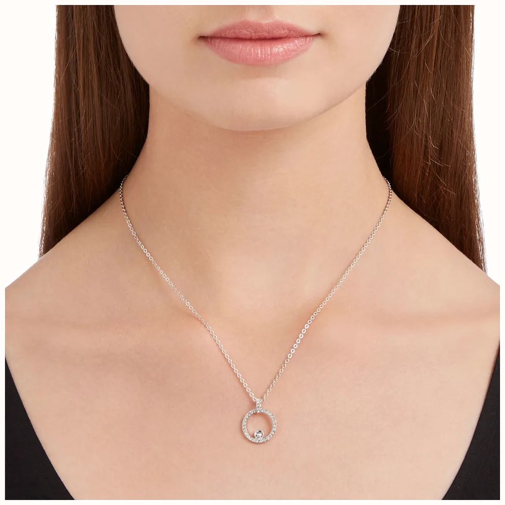 Swarovski Creativity White Crystal Circle Pendant 5198686 - First Class ...
